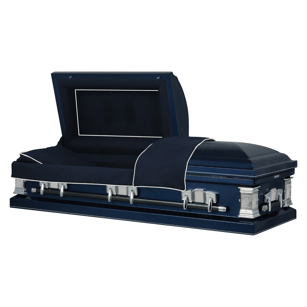 Blue Coffins (Caskets) - Dark and Light Blue Caskets - Titan Casket